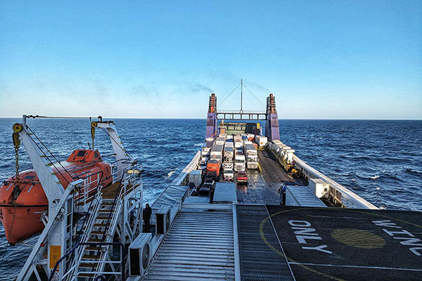 Baja Ferry from La Paz to Mazatlan with a Motorcycle Guide